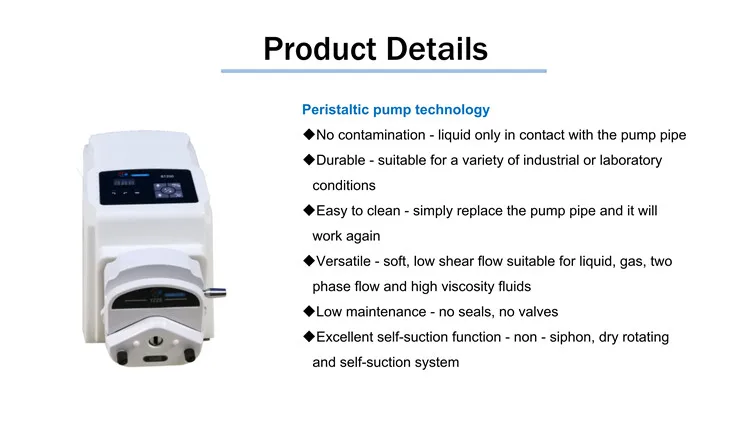 Landto Tech Peristaltic Pump Lab Easy Load YZ15 Peristaltic Pump ...