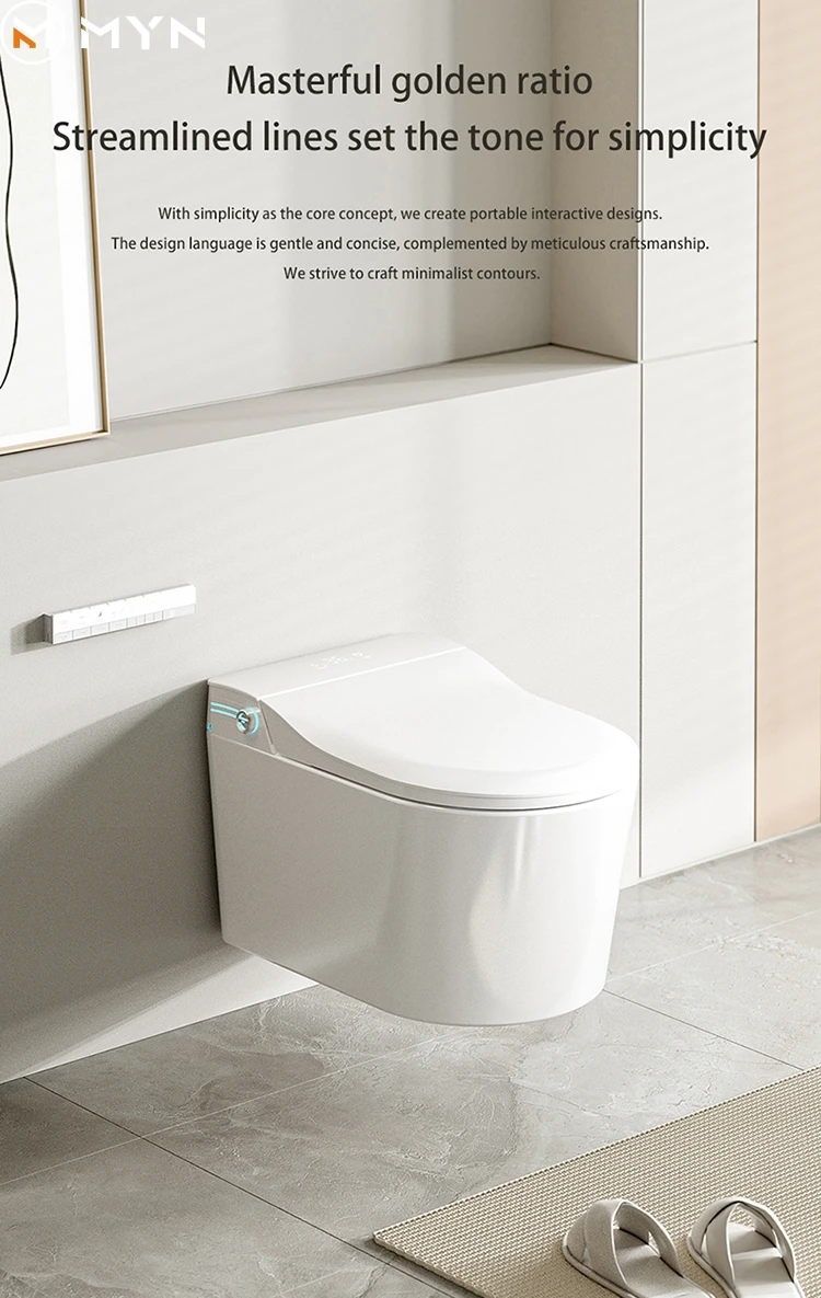 Smart Toilet with Hidden Water Tank - Intelligent Sanitary Ware