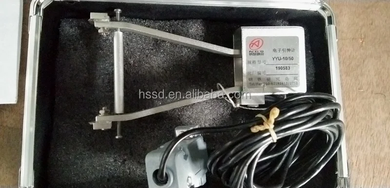 Gauge Length 50mm Elongation Measuring Electric Extensometer for ...