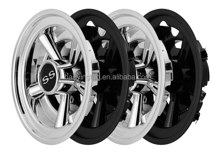 8 Inch Golf Cart SS Wheel Covers Hubcaps for Yamaha/club CAR/EZ-GO Most ...