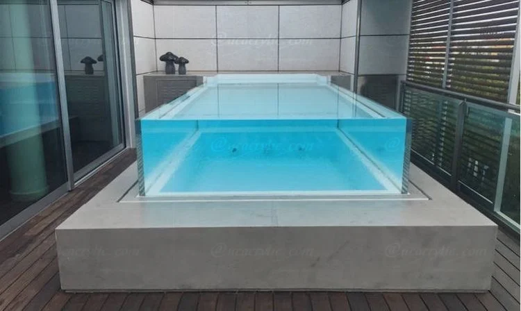 Above Ground Pool With Acrylic Above Ground Acrylic Pool Slides Above ...
