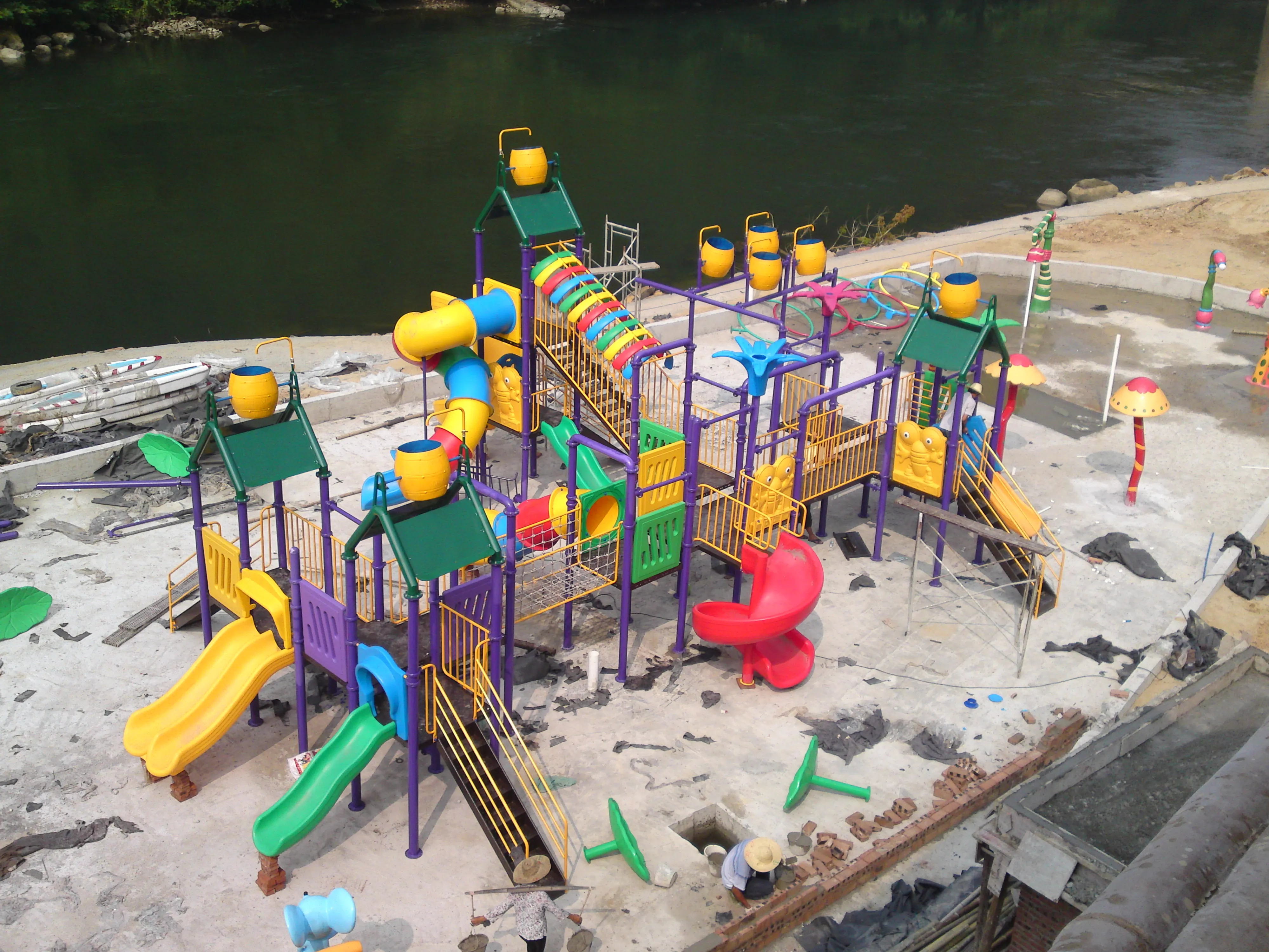 Custom Sea Animal Octopus Style Preschool Plastic Outdoor Playground ...