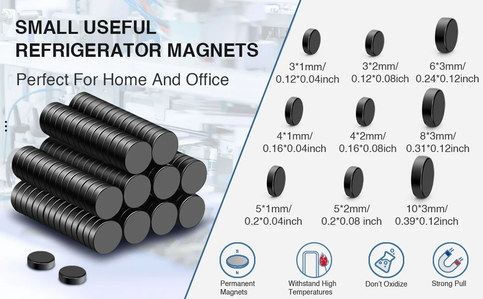 Customized Black Epoxy Coated Magnet Round N52 Neodymium Rubber Coated ...
