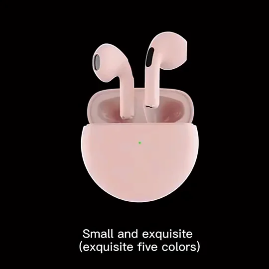 Tws Air Pro6 J6 Wireless Headphones I 12 Blue Tooth Earphone Earbuds ...