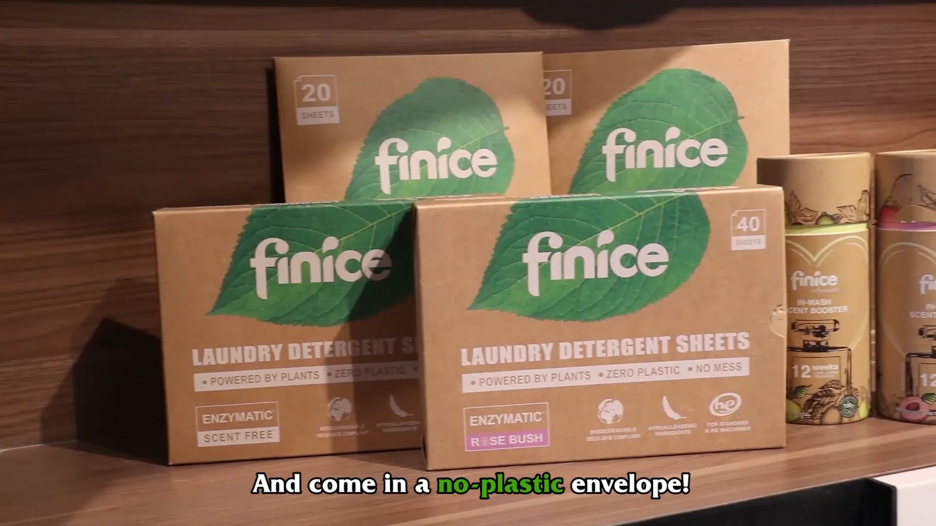 Finice Laundry Detergent Paper Eco Friendly Laundry Strips Eco Washing ...