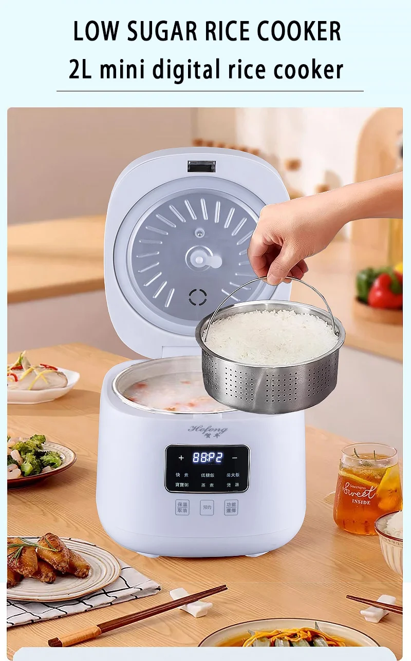 High Frequency Stainless Steel Cosori Korean Rice Cookers Smart 2l ...