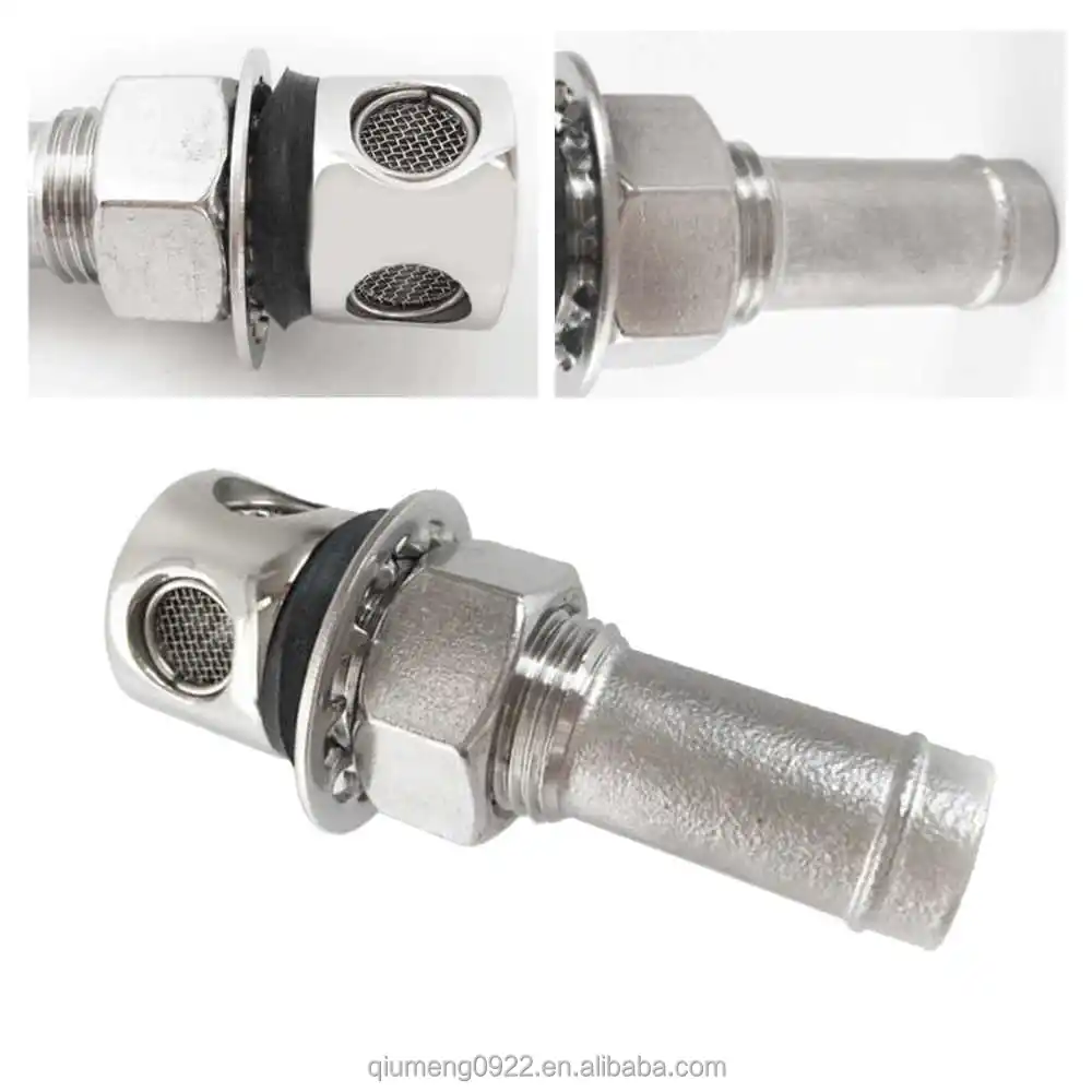 Marine Grade 316 Stainless Steel Boat/ Car/ Caravan Straight Hull Fuel ...