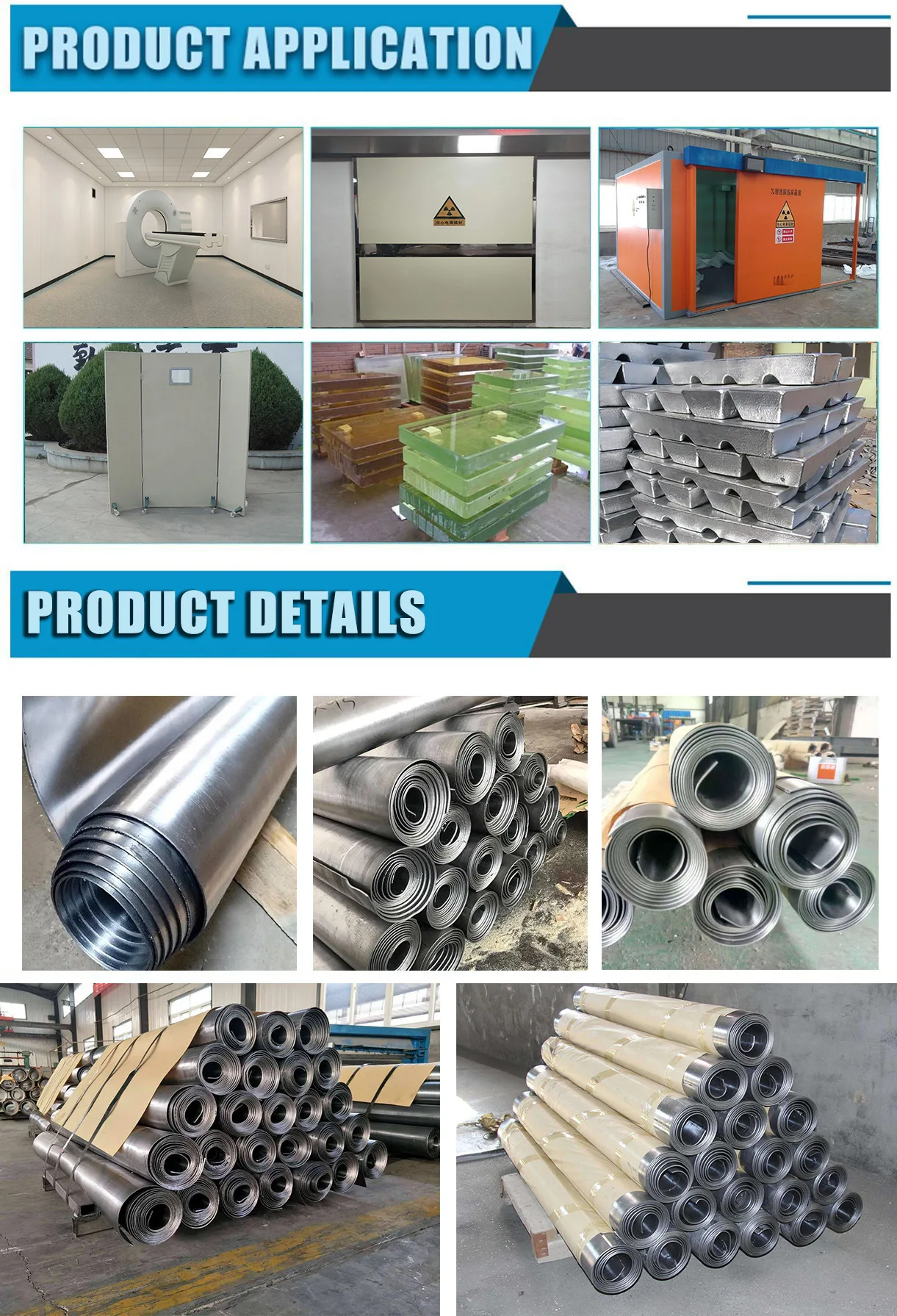 Customized Lead Sheets for X-Ray Room Radiation Protection
