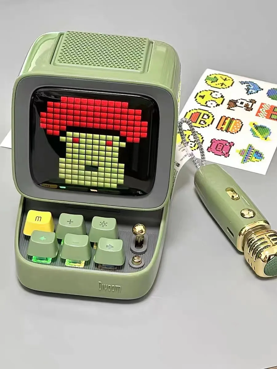 Divoom Ditoo-Mic Mini Speaker - Portable Bluetooth Audio