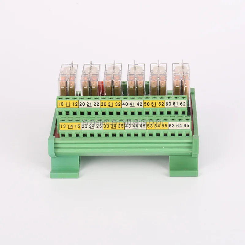 6 Channels PLC Relay Module 5v Relay Module Board 6 Ways for Servo ...