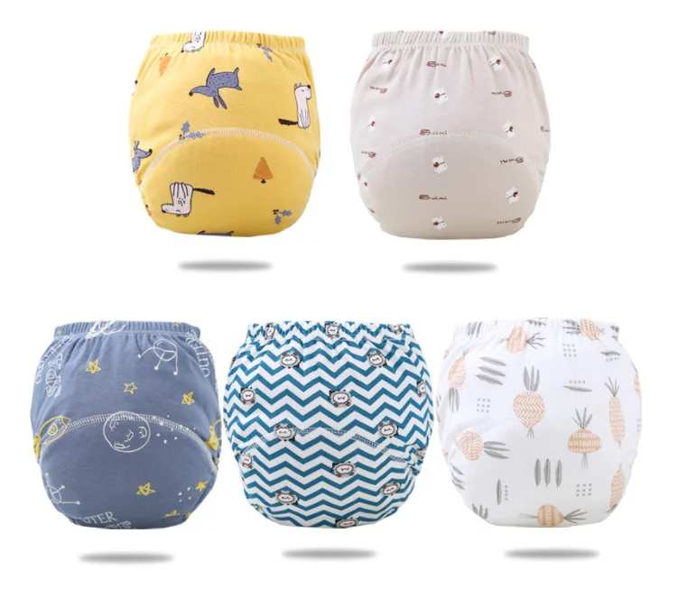 T05 2024 Baby Diaper Wholesale Soft Reusable Baby Cloth Diaper High Quality Adjustable Baby Kids ...