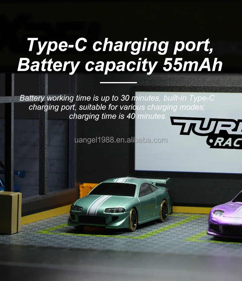 Tur Bo Racing 1:76 C61 C62 C63 C64 Drift RC Car - Pro Version