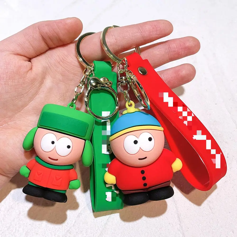 Wholesale Cute Anime Character Design 3D PVC Keychains