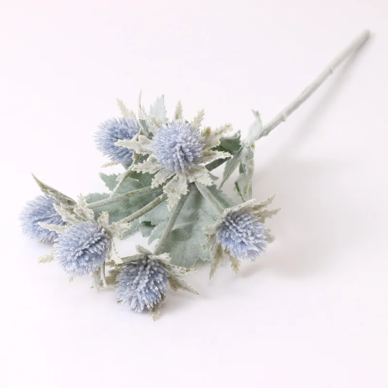 40cm Hot New Artificial Flower Picks Fake Flower Ball Picks For Wedding ...