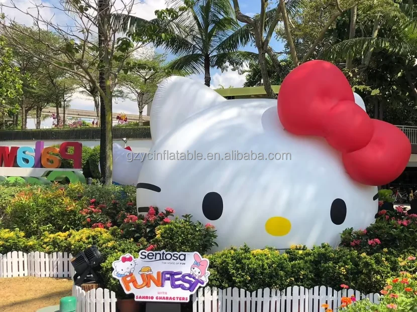 Customized Huge Model Hello Kitty Inflatable for Decoration