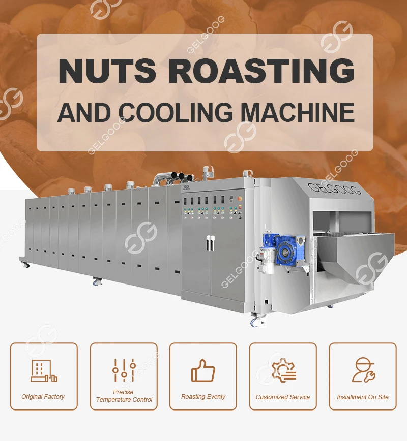 Big Roaster Machine for Continuous Peanut Roasting System