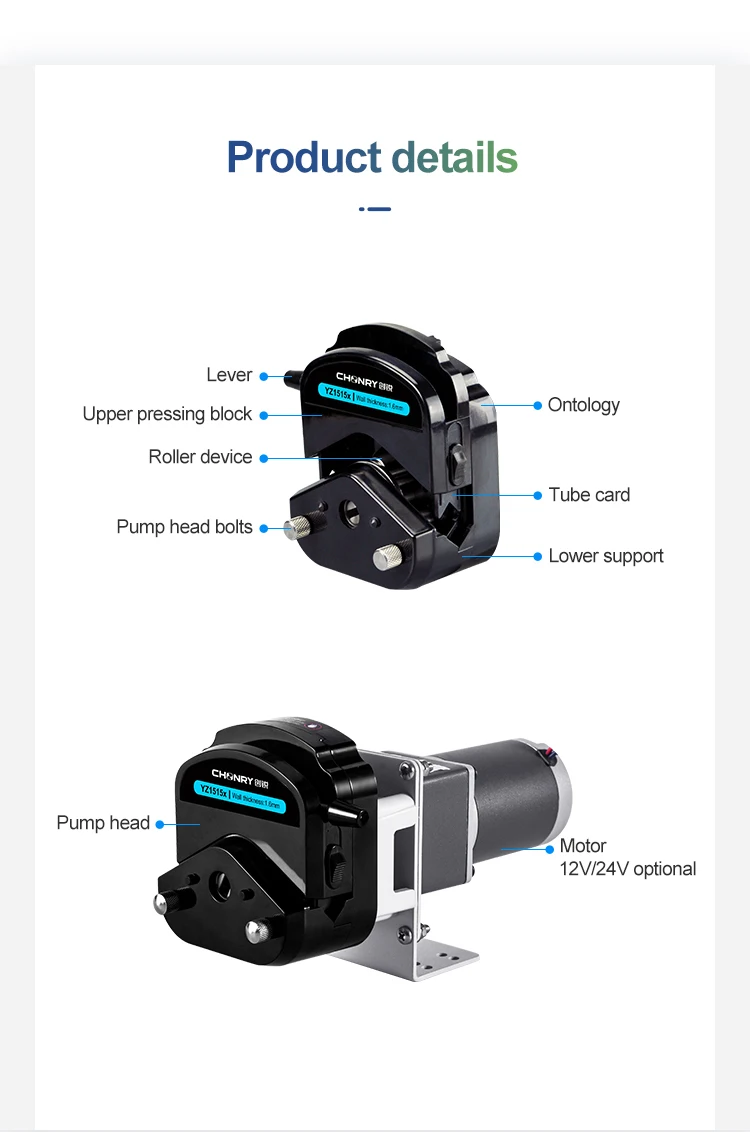 Customizable Peristaltic Pump - OEM Support & Low Pressure