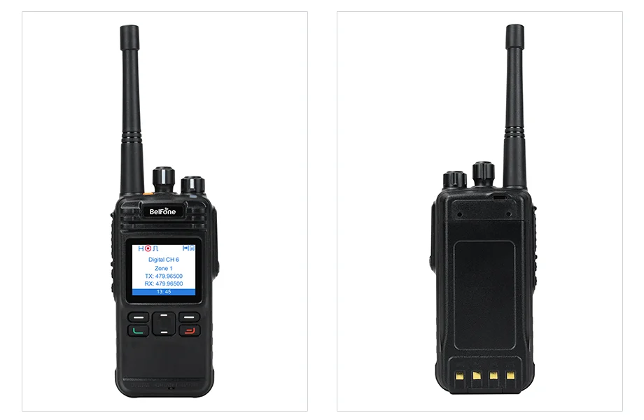 Belfone Dmr Radio Scanner Vhf Uhf Digital Ip68 Waterproof Two-way Radio ...