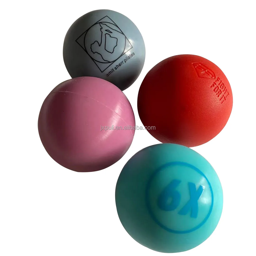 Custom Design And Logo Rubber Elastic Ball Massage Balls - Buy Massage ...
