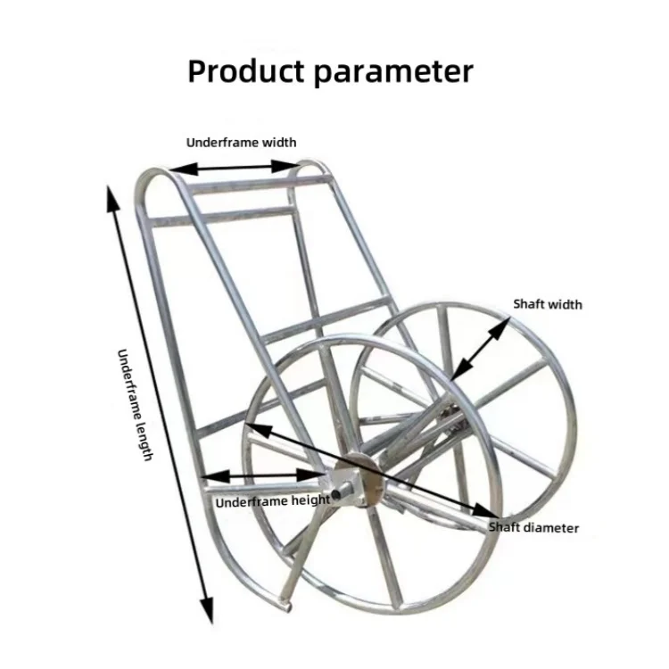 Mechanical Wire Rope Reel Stand For Coiled Wire & Tubing - Oem Available