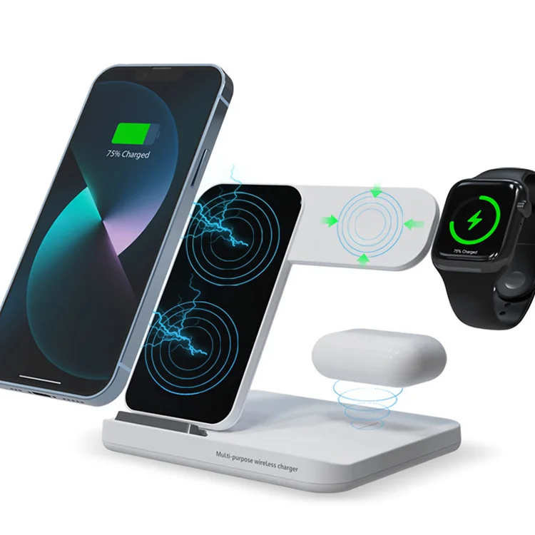 Trending New Design Oem 3 In 1 Foldable Wireless Charger 15w Fast ...