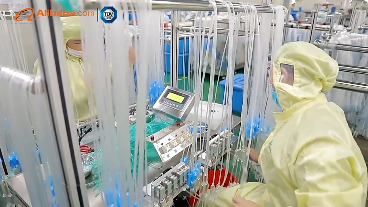 Deluxe Factory Iv Disposable Intravenous Infusion Set With Needle - Buy ...