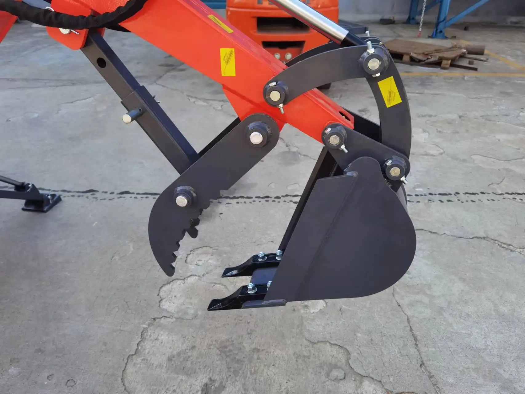 3 Point PTO Driven Hydraulic Backhoe Excavator Attachment