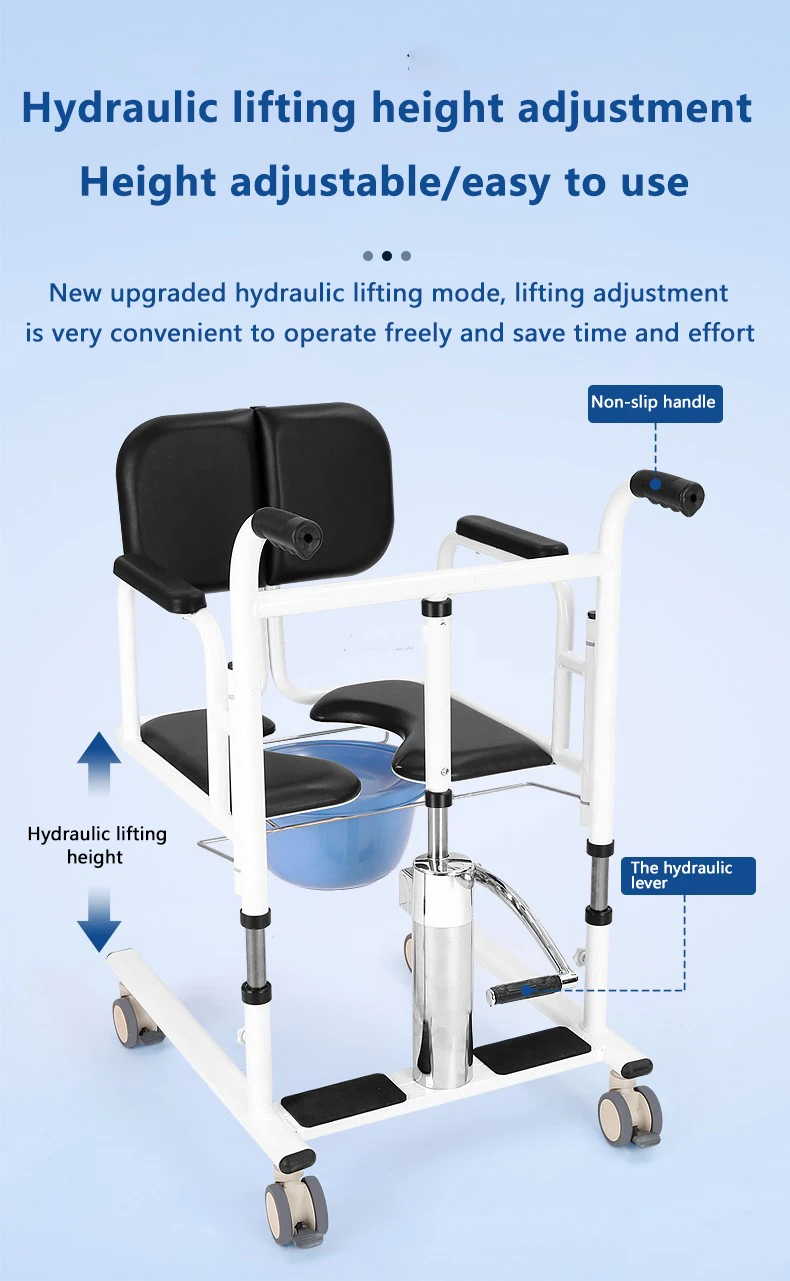 Wholesale Medical Portable Electric Wheelchair Toilet Move Wheel ...