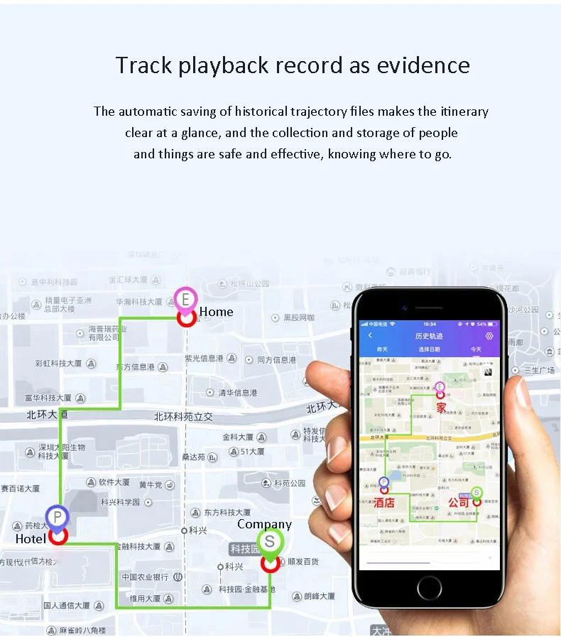 GF07 Mini Personal Location Tracker - Real Time GPS Pet Tracker