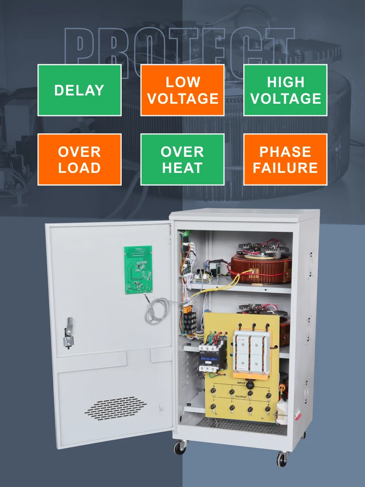 3 Phase Stabilizer Voltage Stabilizer 380v Output - Buy 3 Phase ...