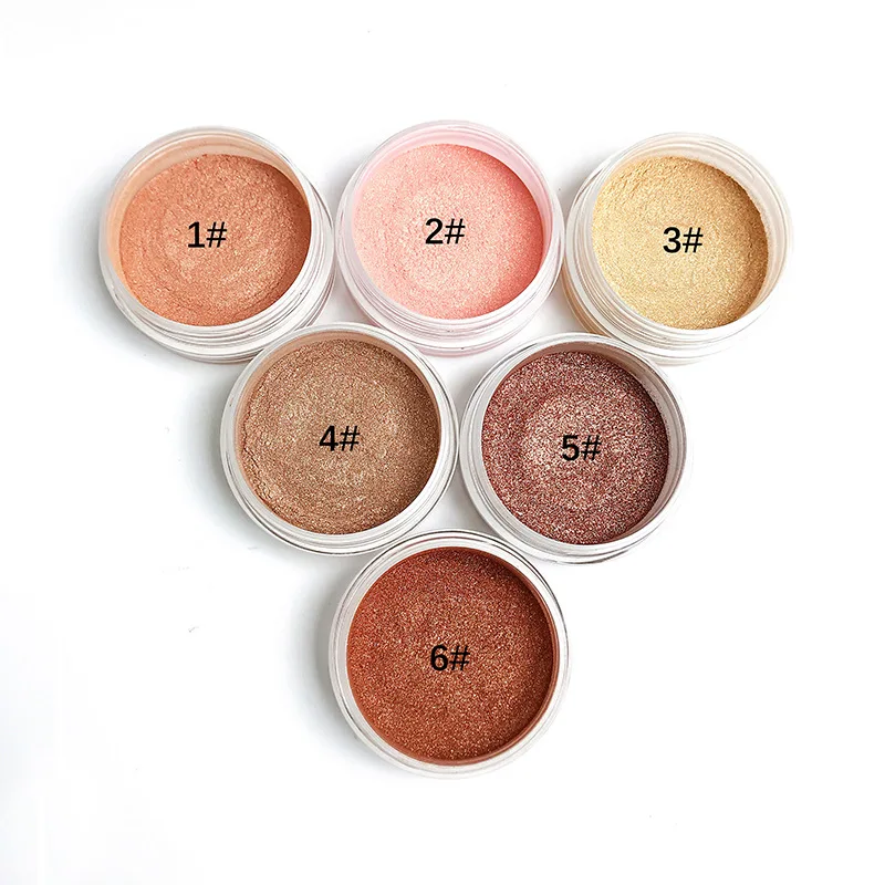 100 Pcs Custom Logo High Pigment Loose Powder Shimmer Pigment ...