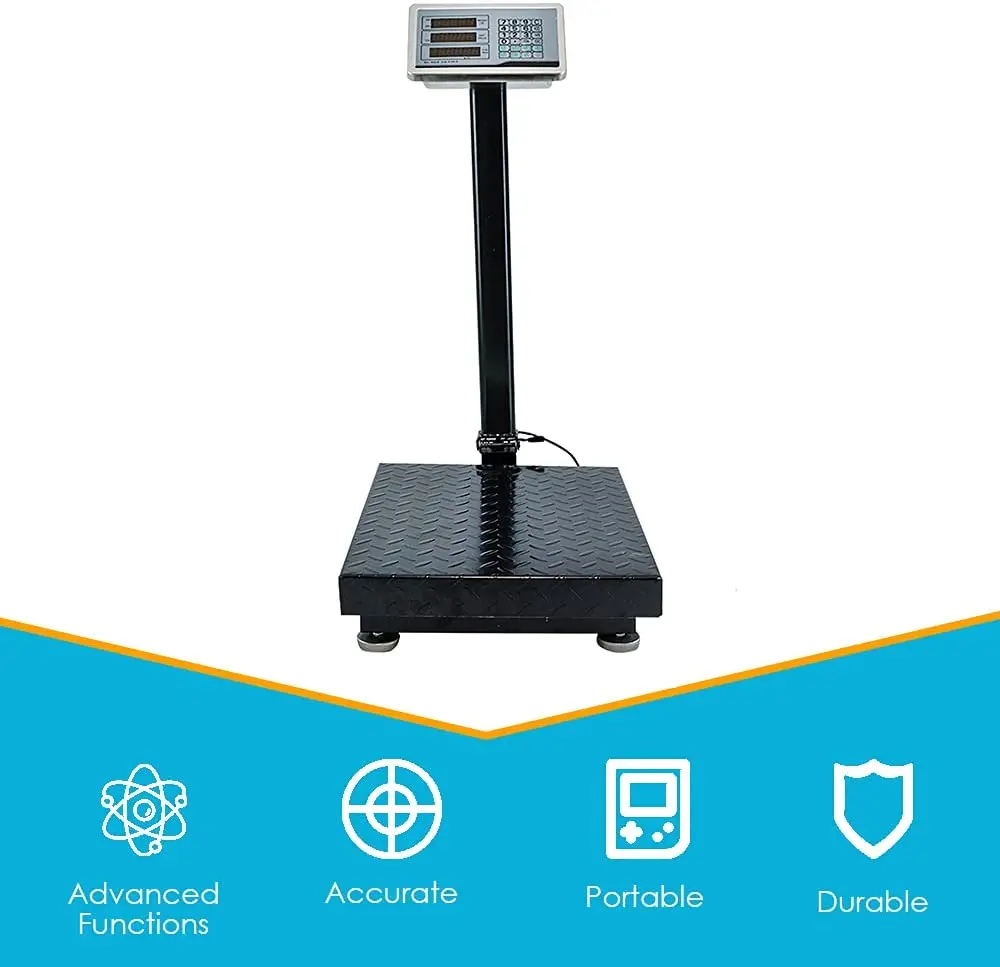 TCS 300kg Electronic Platform Scale - Durable Stainless Steel Indicator ...
