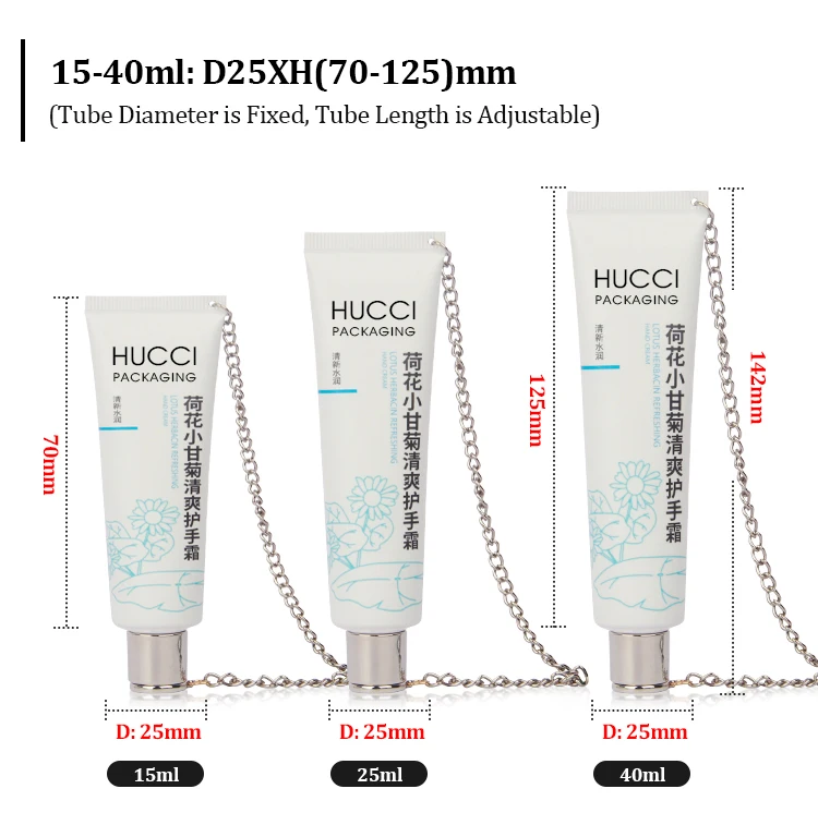Cute Custom Cosmetic Aluminum Hand Cream Tube 30ml Abl Cosmetic Tube ...
