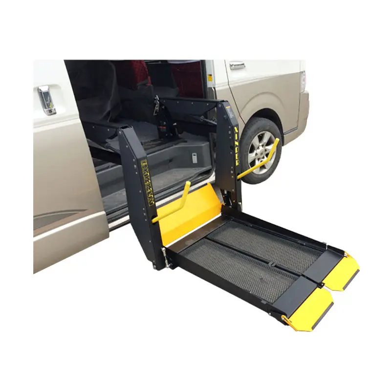 Hydraulic wheelchair lift for van for disabled elder with anti-skip ...