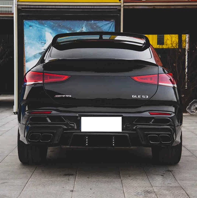 W167 LD Style Carbon Fiber Bodykit Front Lip Rear Diffuser Trunk Roof ...