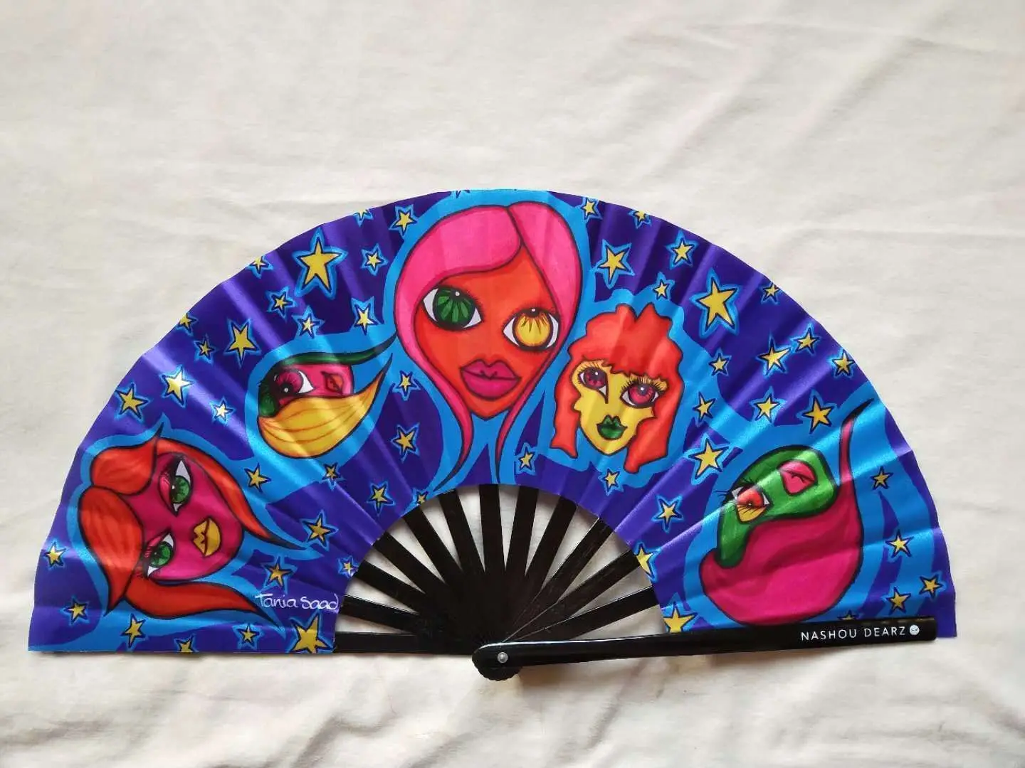 Customized New Design Promotional Large Big Size 33cm Bamboo Fabric ...