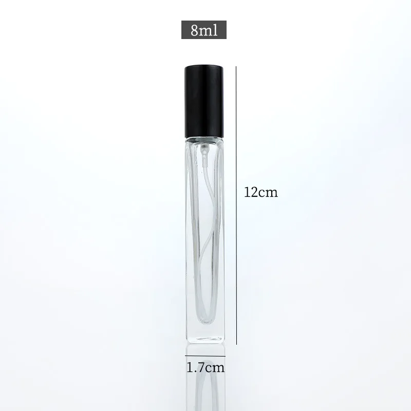 Square Perfume Dispenser Bottle 10ml Mini Portable Sample Dispenser ...