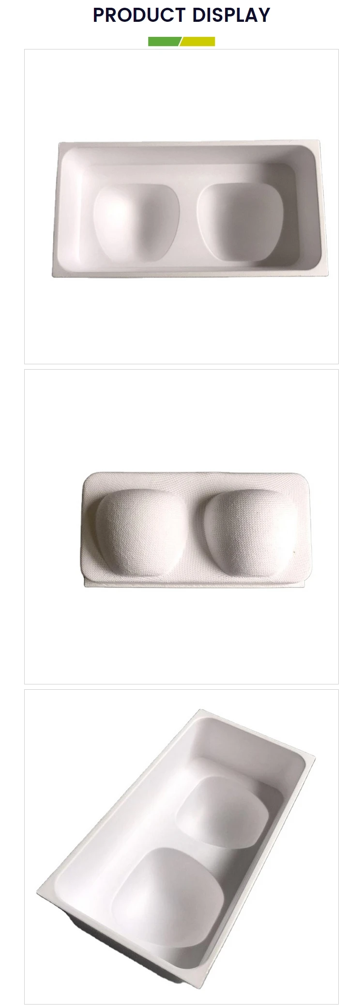 Thermoforming Wet Pressed Pulp Molded Paper Tray Packaging Inserts ...