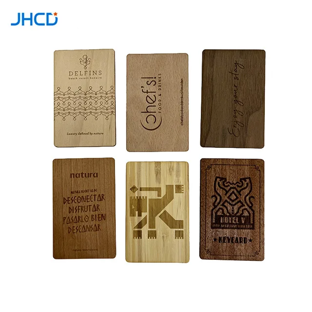 Laser Engraving Blank Bamboo Wooden Business Cards - Buy Blank Wooden ...