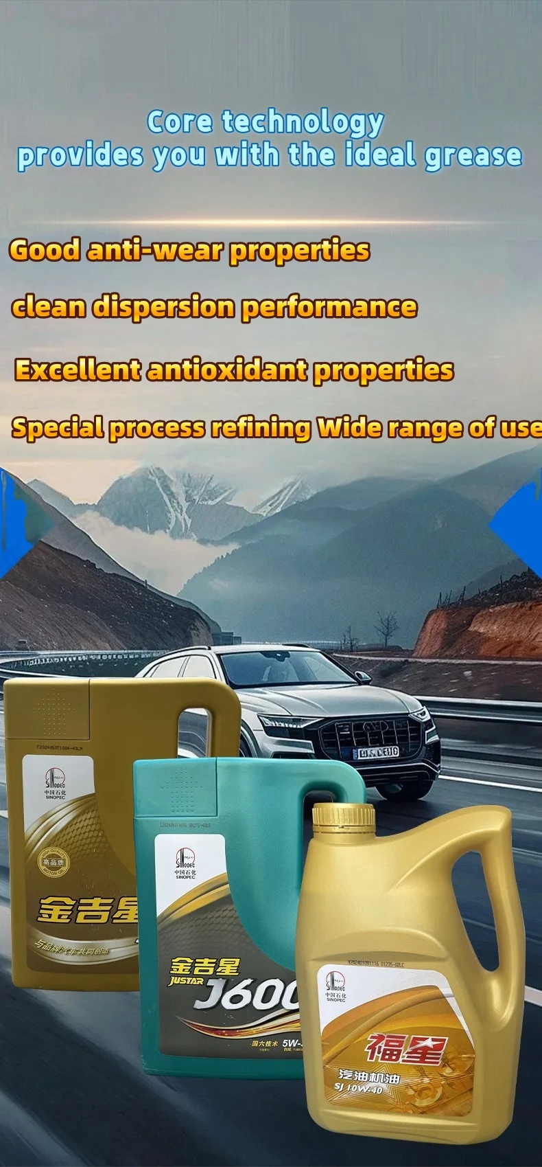Genuine Great Wall 10W-40 Auto Lubricating Oil for All Seasons