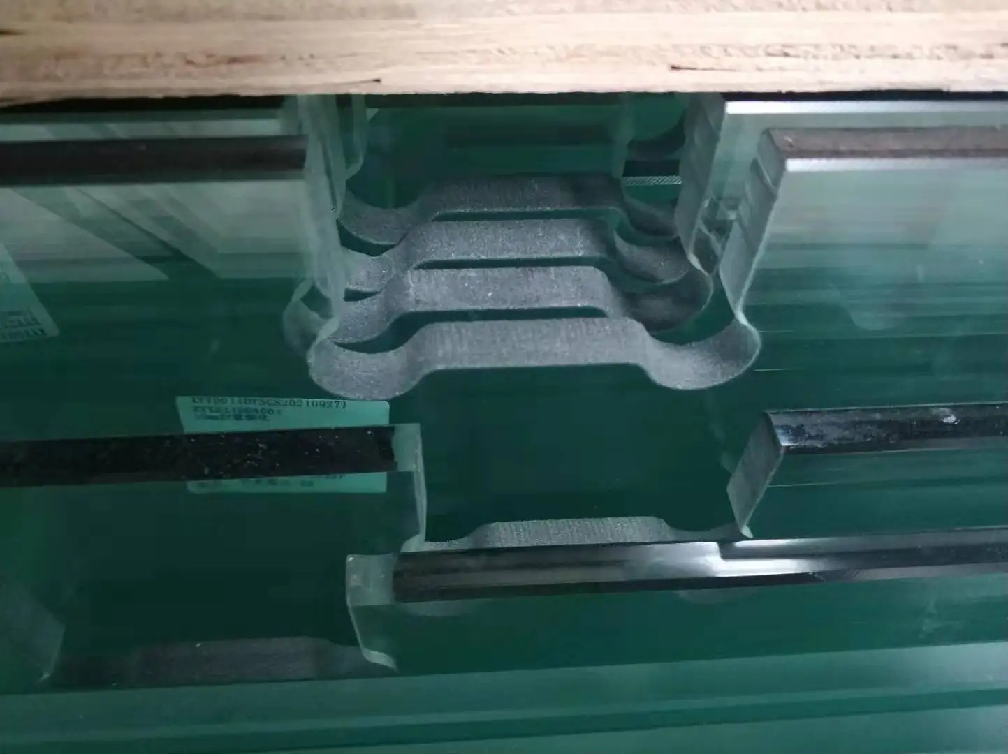 Highly Safety Door Laminated Triplex Glass - Customized Size