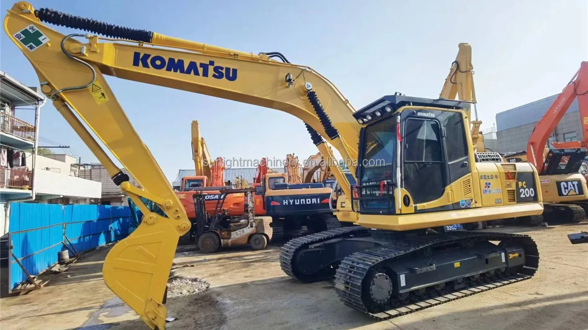 Japan Original 20t Used Excavator Komastu Pc200-8 Pc220-8 Crawler ...