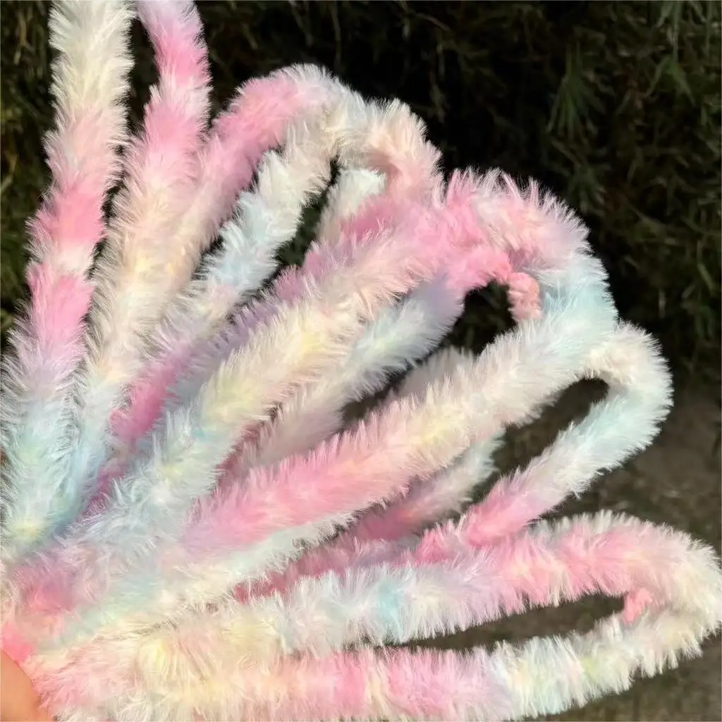 New Product Idea 2025 rainbow 20mm Fuzzy Sticks and Twist Sticks for ...