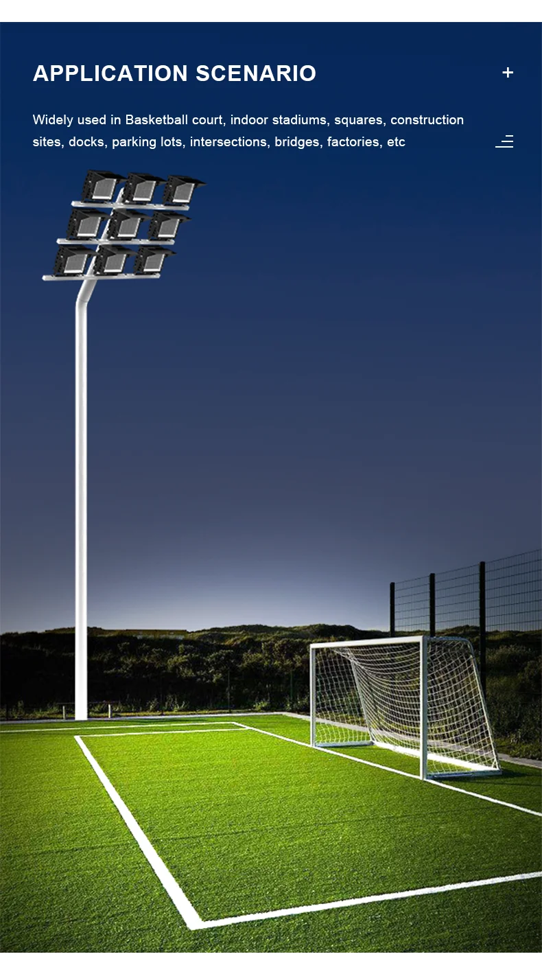 Waterproof IP66 Outdoor Stadium Lamp - 300w to 1200w LED