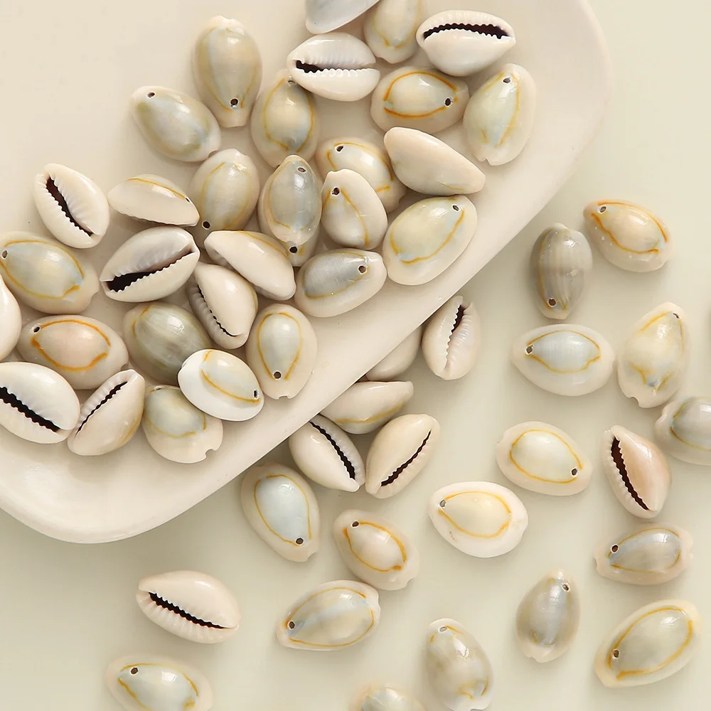 Different Mother of Pearl Shell Bead Conch Seashell Cowrie for DIY Home ...