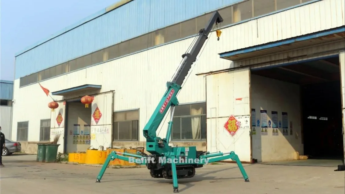 Mobile Driveable Portable 3t 5t 8t 10t Crawler Spider Lift Crane Mini ...