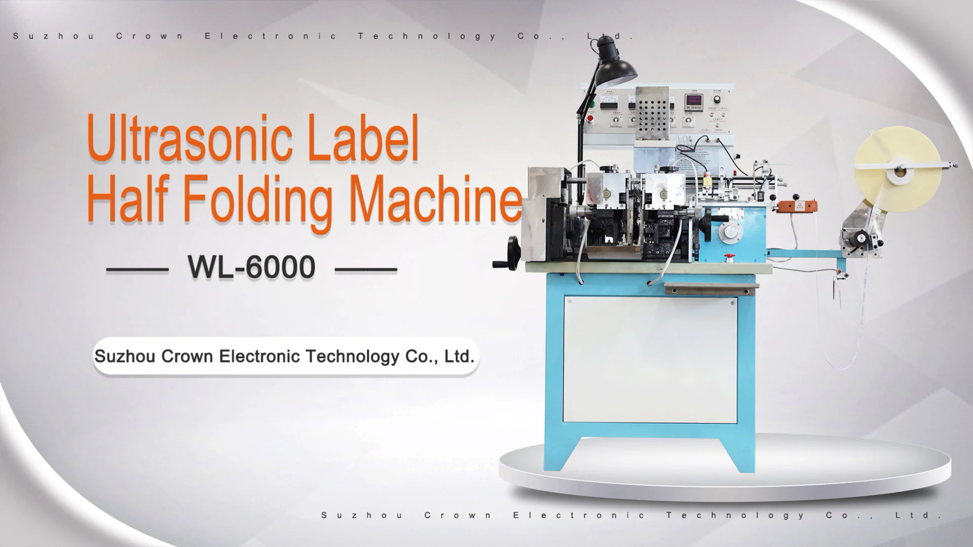 Automatic Garment Wash Care Label Center Fold Ultrasonic Label Cutting ...