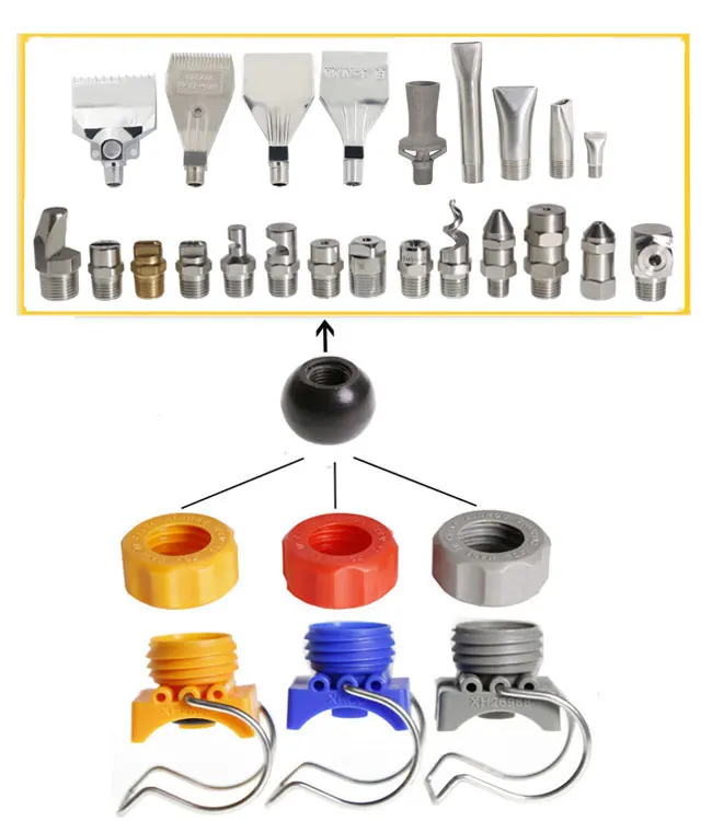 Adjustable Ball Clip Eyelet Nozzles - Cleaning Equipment