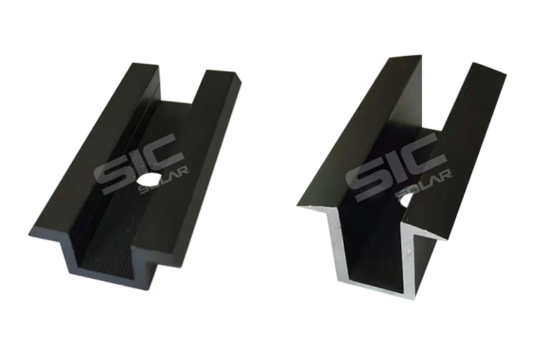 Aluminum U Type Mid Clamp For Solar Panel Pv Fixing Structure Solar ...