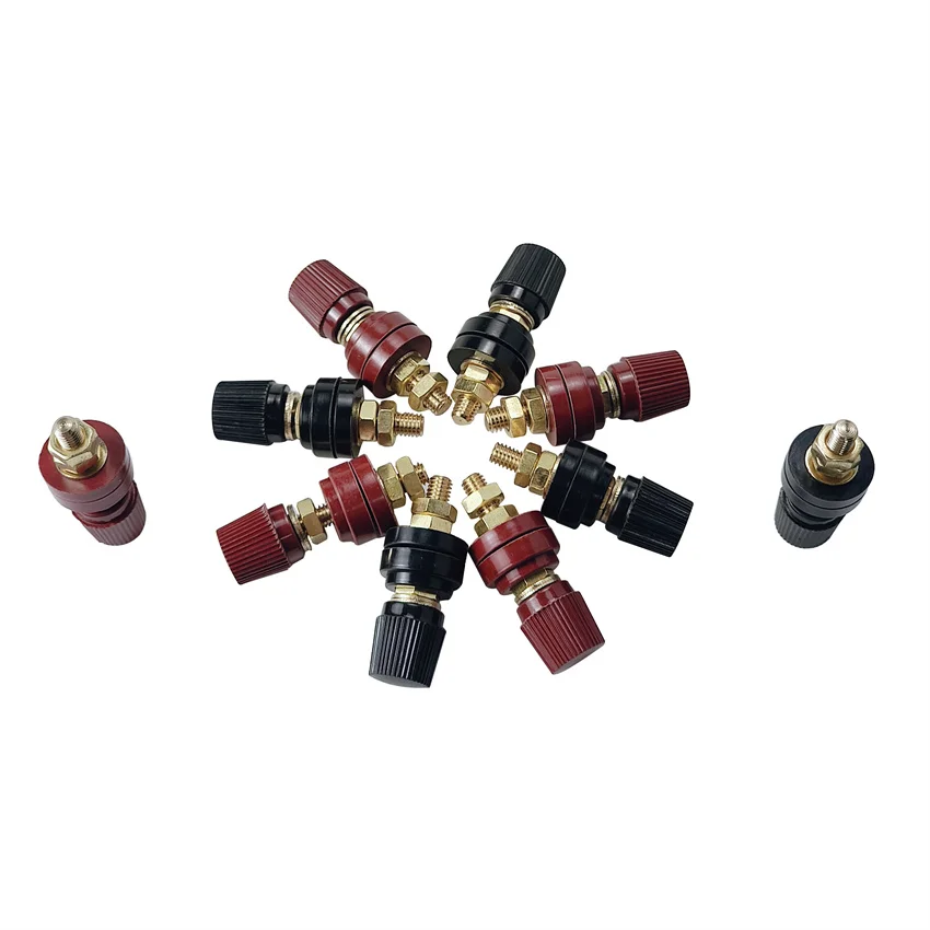 High Voltage Red And Black Psu Terminal Binding Connector M5 M6 M8 M10 ...
